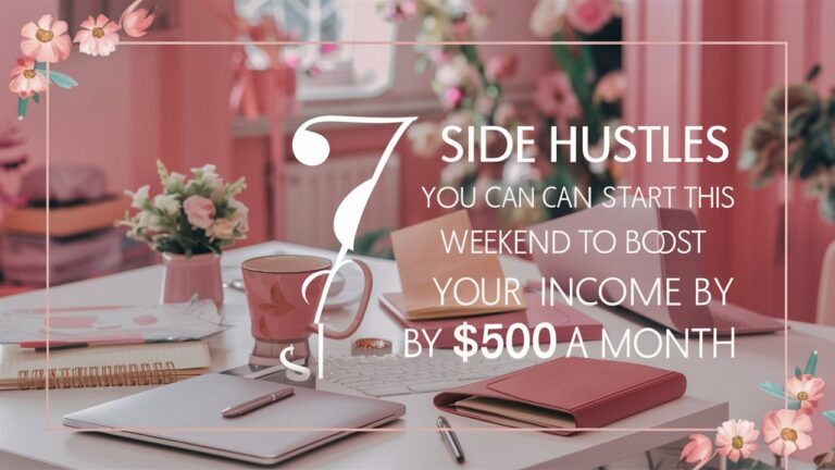 7 Side Hustles You Can Start This Weekend to Boost Your Income by $500 ...