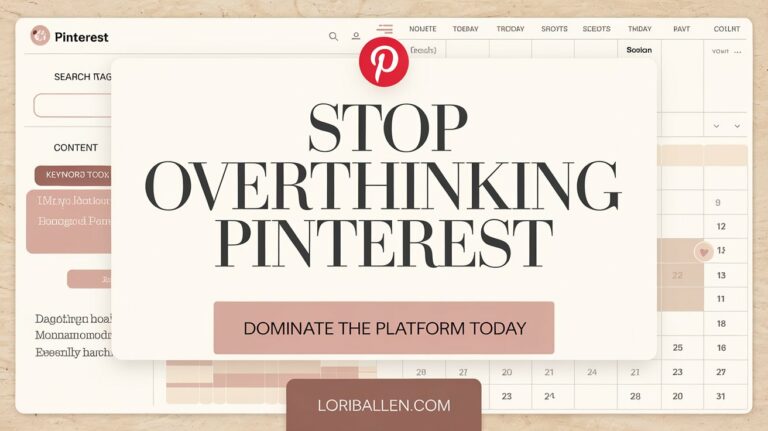 Stop Overthinking Pinterest: Here’s How To Dominate The Platform - Lori ...